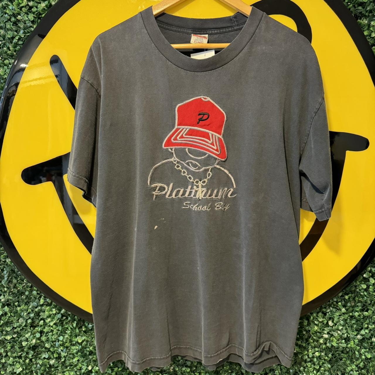 Vintage y2k Fubu platinum brand promo shirt Good... - Depop