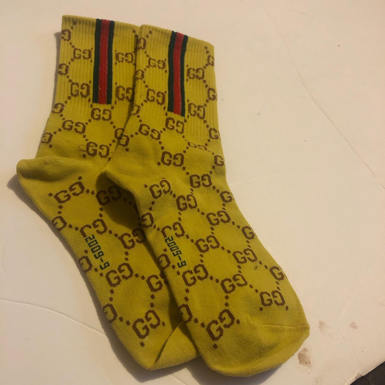 Gucci socks with logo - Depop