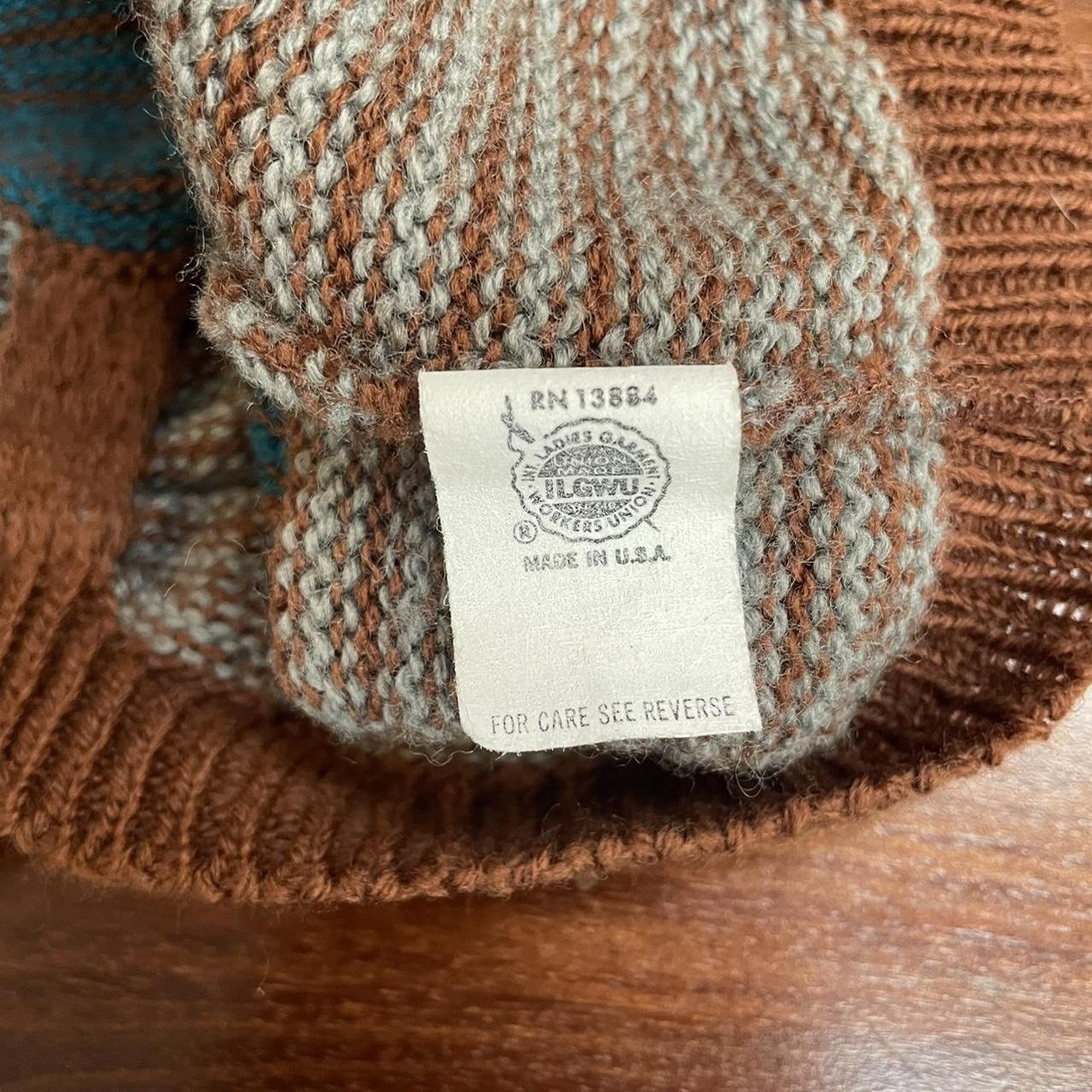 Vintage Michael Seroy retro wool sweater Size... - Depop