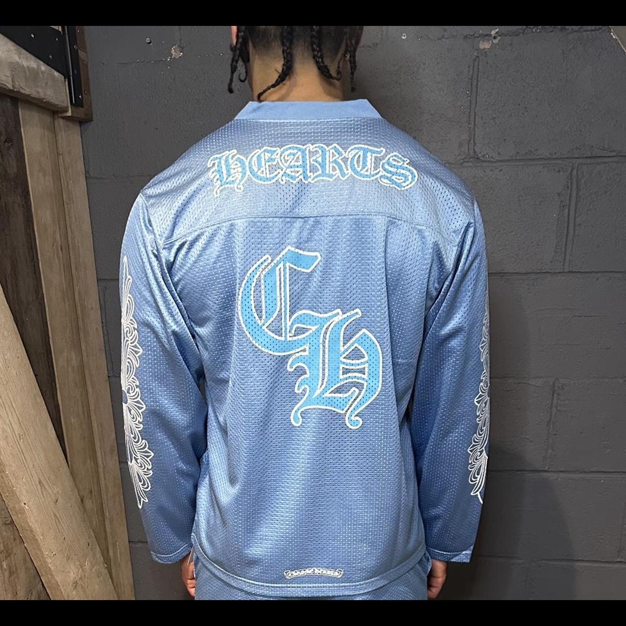 Chrome hearts jersey light blue Brand new Can... - Depop