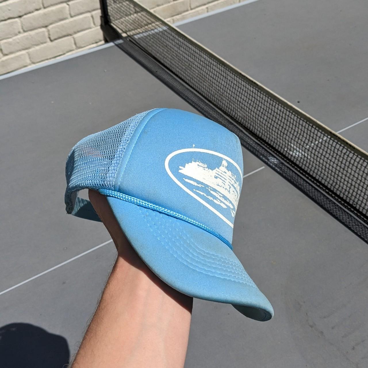 Corteiz Men's Blue Hat | Depop