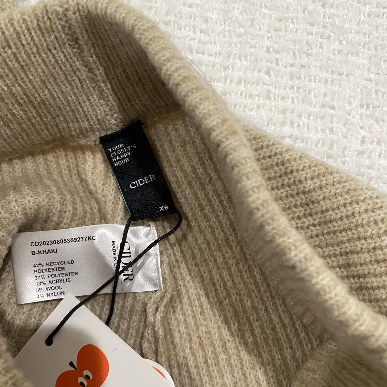 Cider Knitted Pants Wool- blend High rise fit,... - Depop