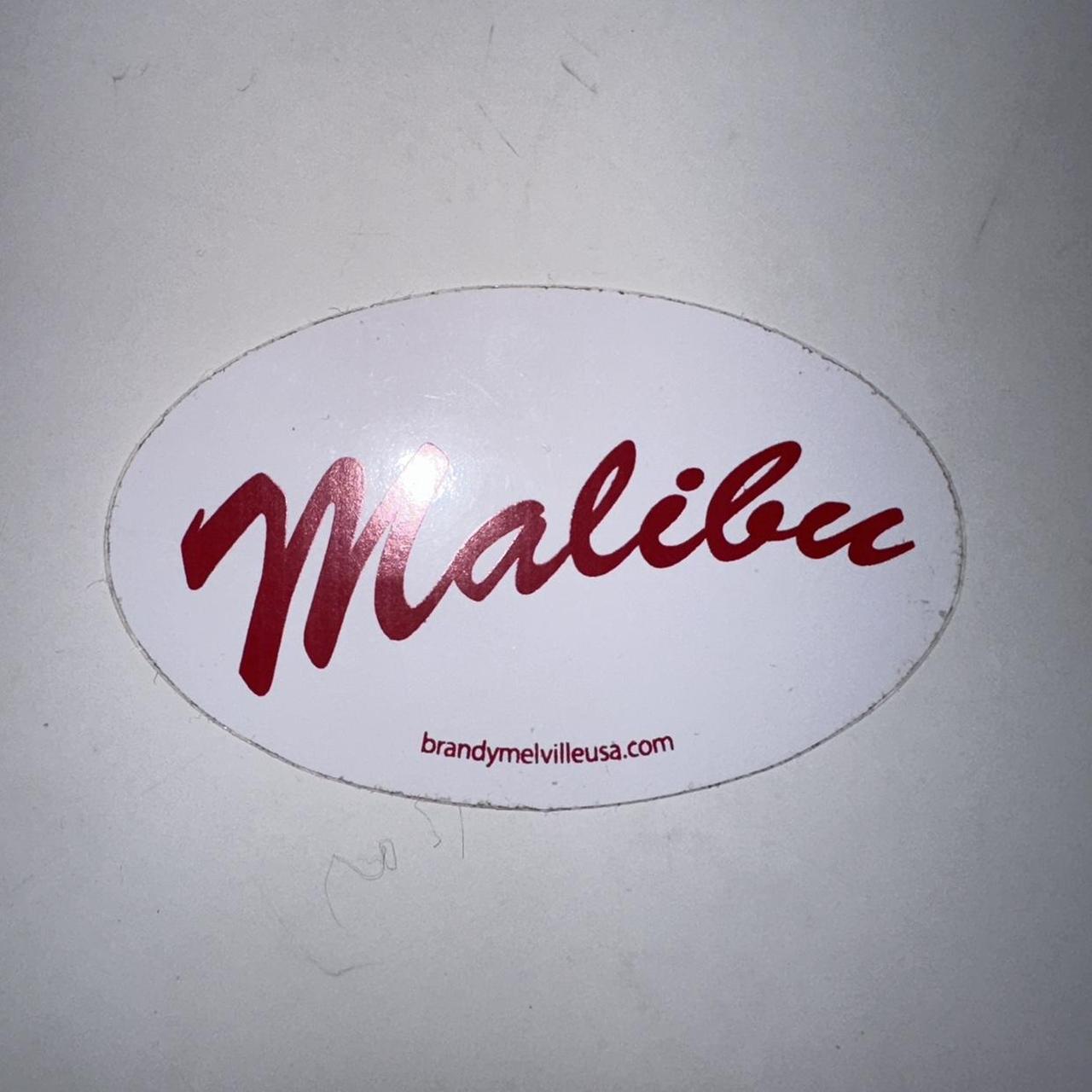 Brandy Melville “Malibu” sticker! Untracked... - Depop
