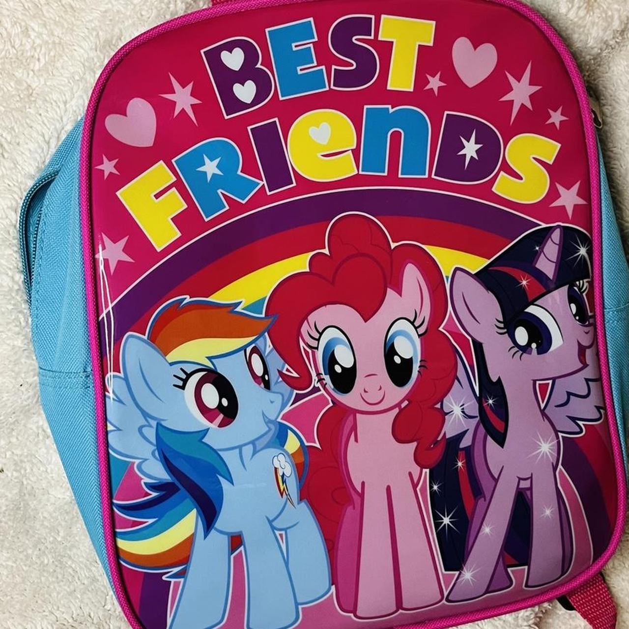 my little pony backpack 12x7 #kidcore #agere #mlp... - Depop