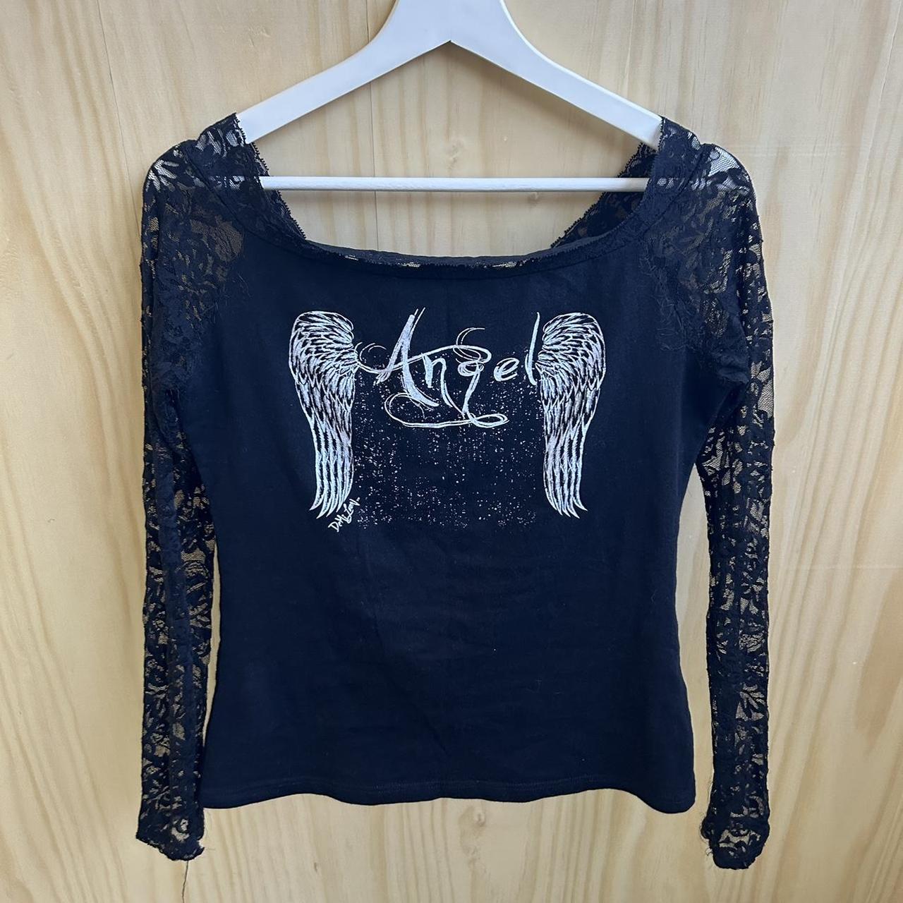 Amazing angel off the shoulder top with cutouts on... - Depop