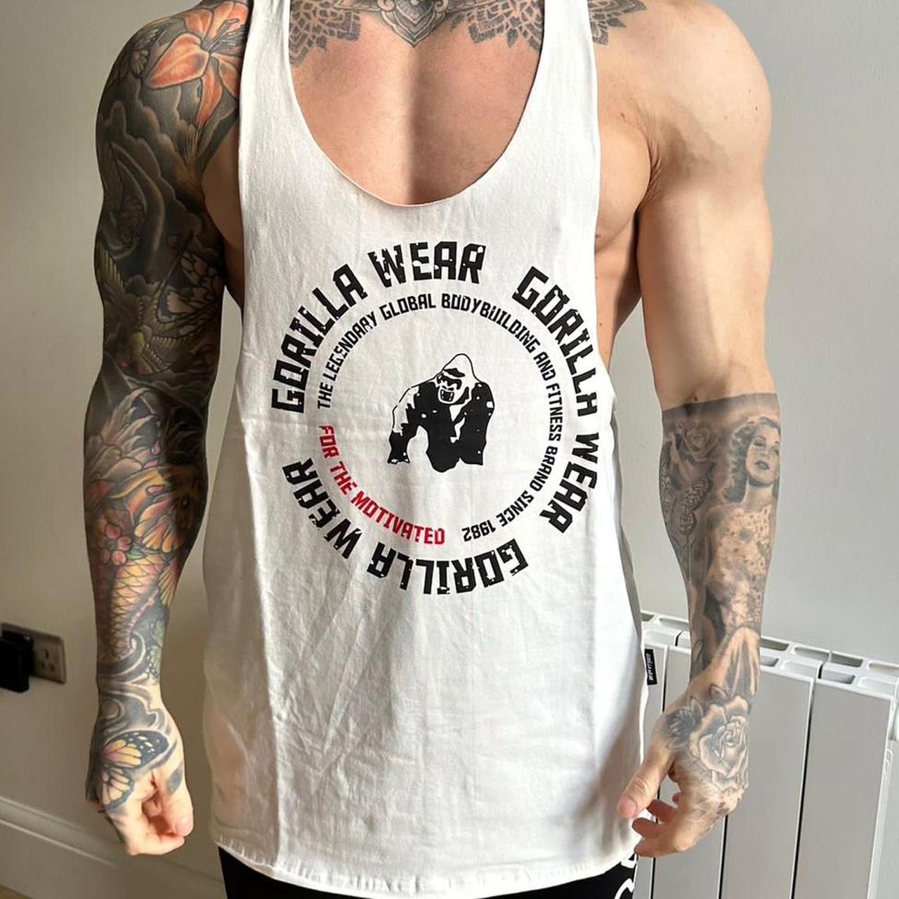 GW white stringer vest Brand new with tags - Depop