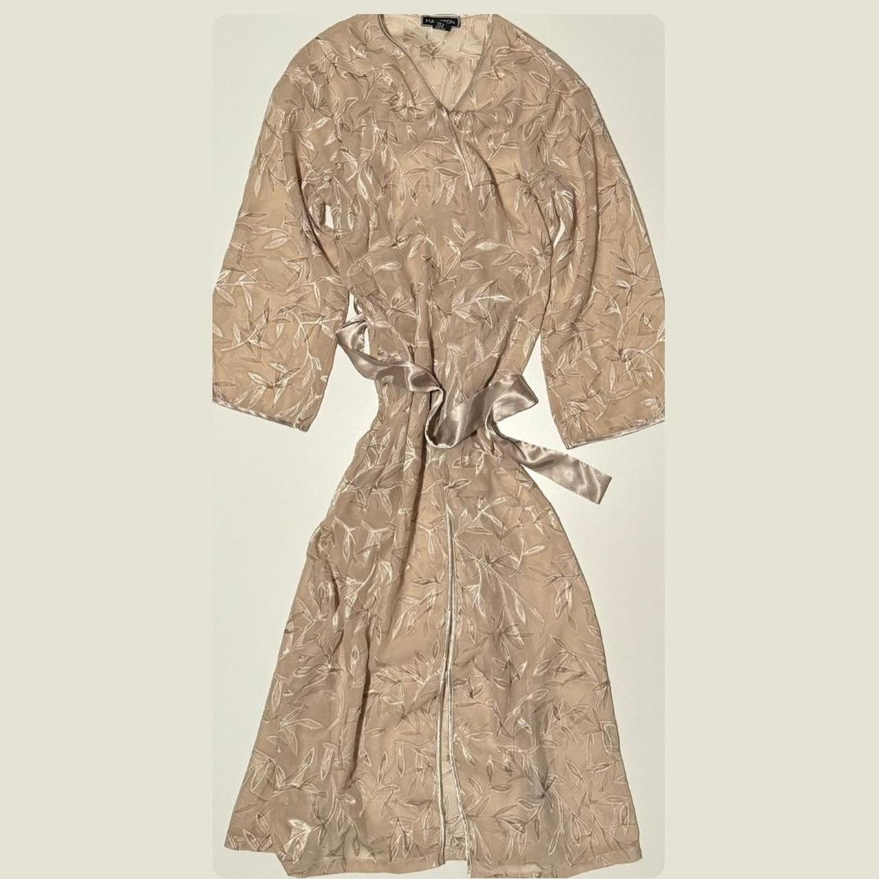 vintage sheer halston robe - Depop