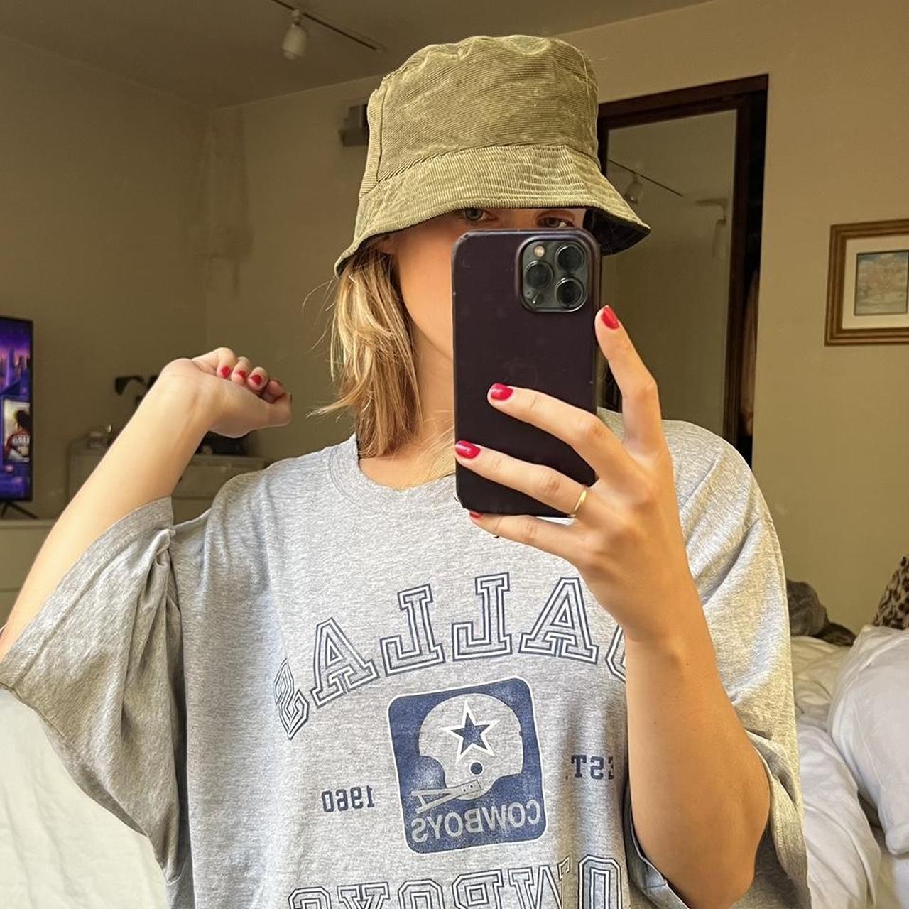 Olive Green Bucket Hat 🫒 only worn for these photos! - Depop