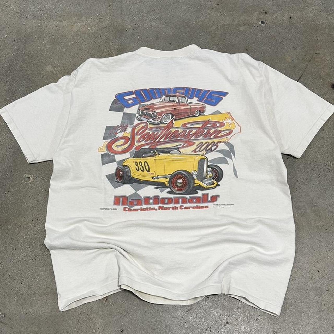 Vintage GoodGuys y2k Racing Hot Rod T-shirt Size XL... - Depop