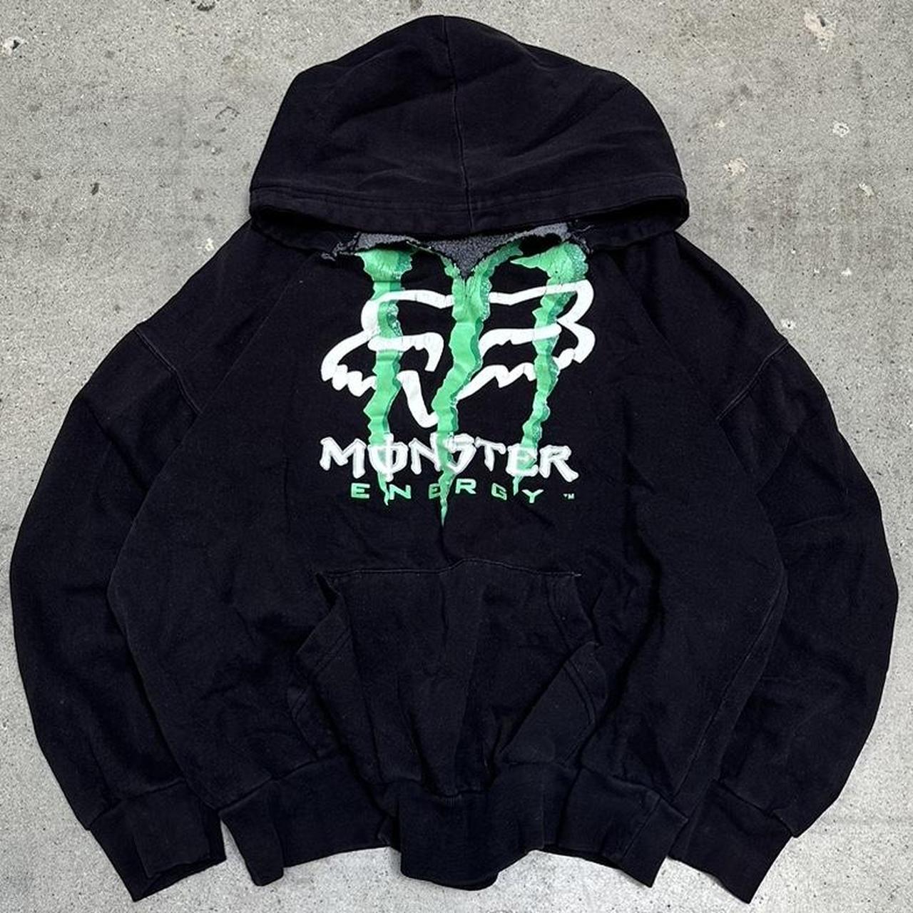 Vintage Y2K Monster Energy Fox Racing Unleash The... - Depop