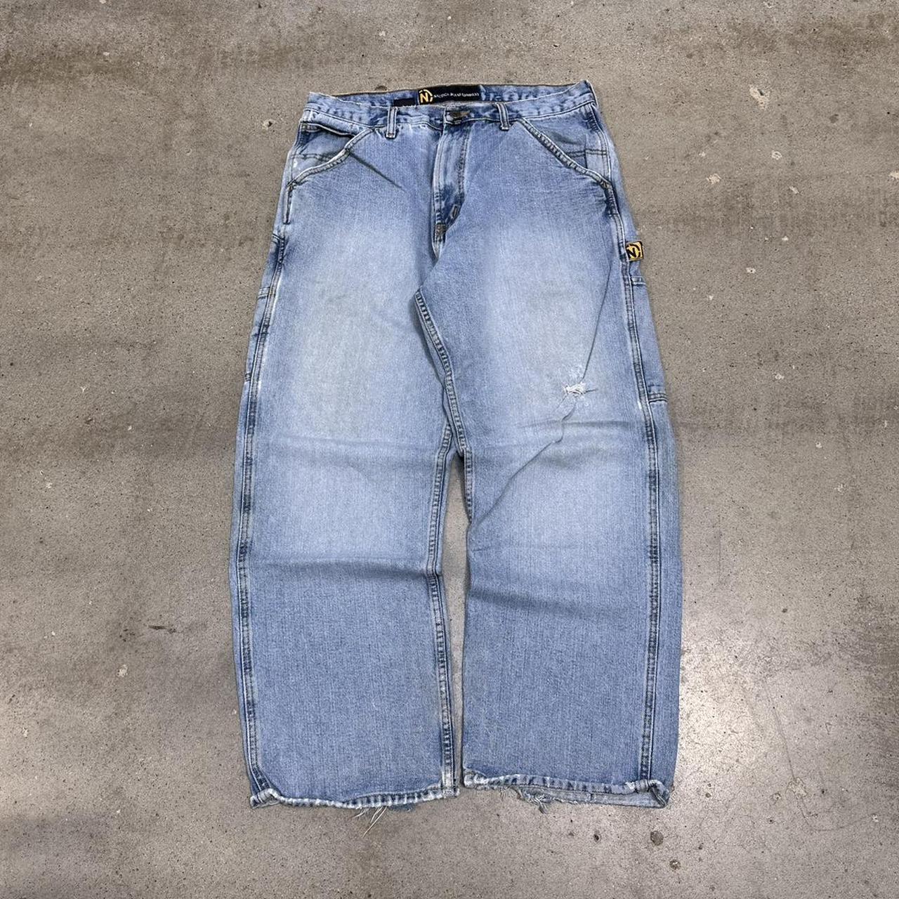 Vintage Nautica Baggy Carpenter Jeans size 34x30,... | Depop
