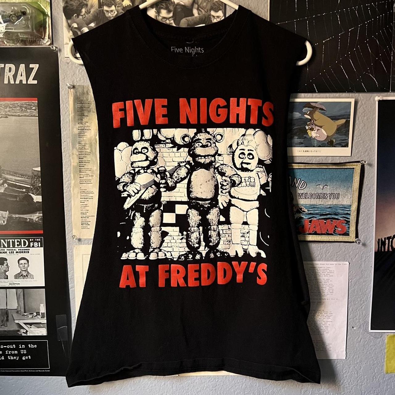 Five Nights at Freddy’s Tank top Second photo shows... - Depop