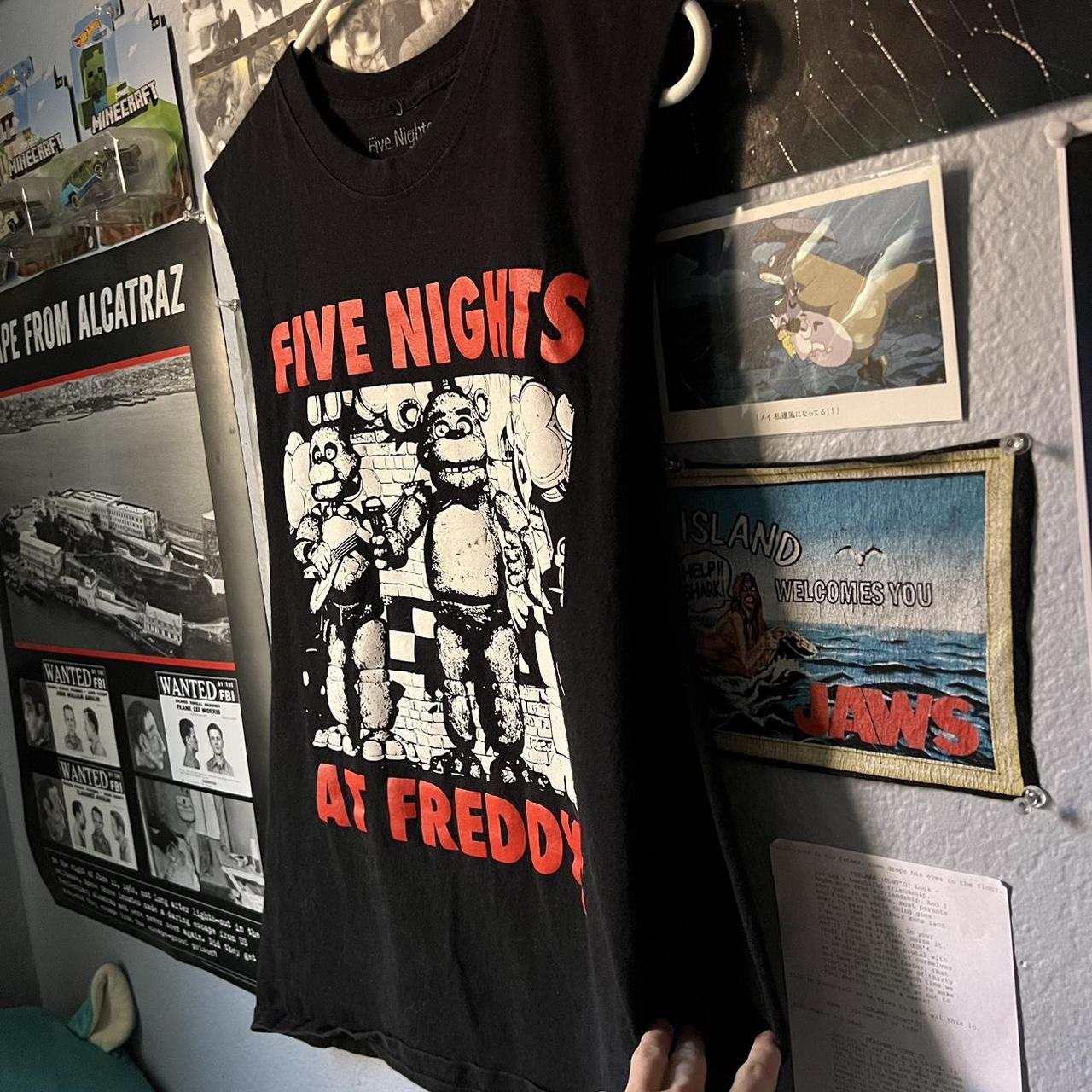 Five Nights at Freddy’s Tank top Second photo shows... - Depop