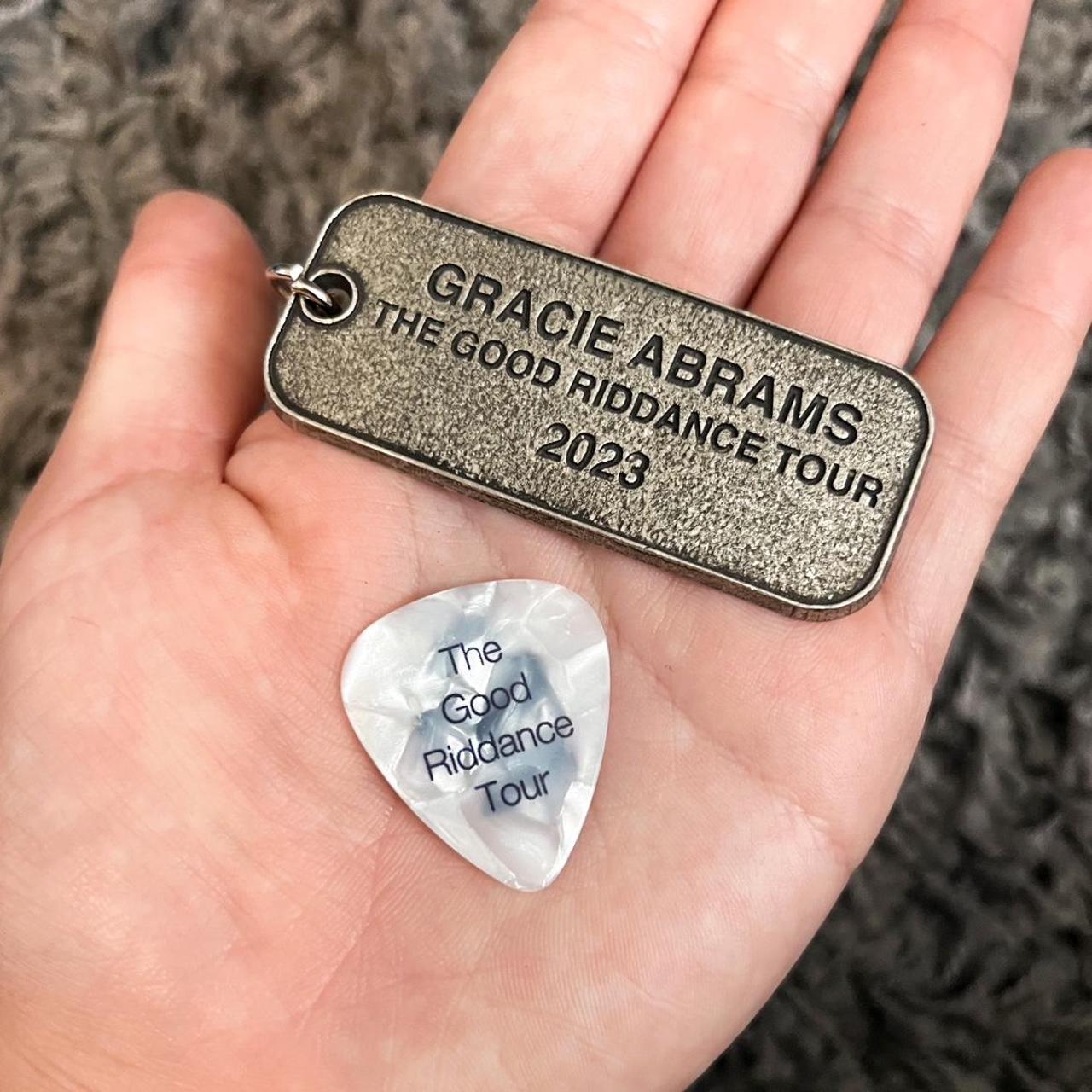 gracie abrams tour keychain & vip guitar pick , it... - Depop