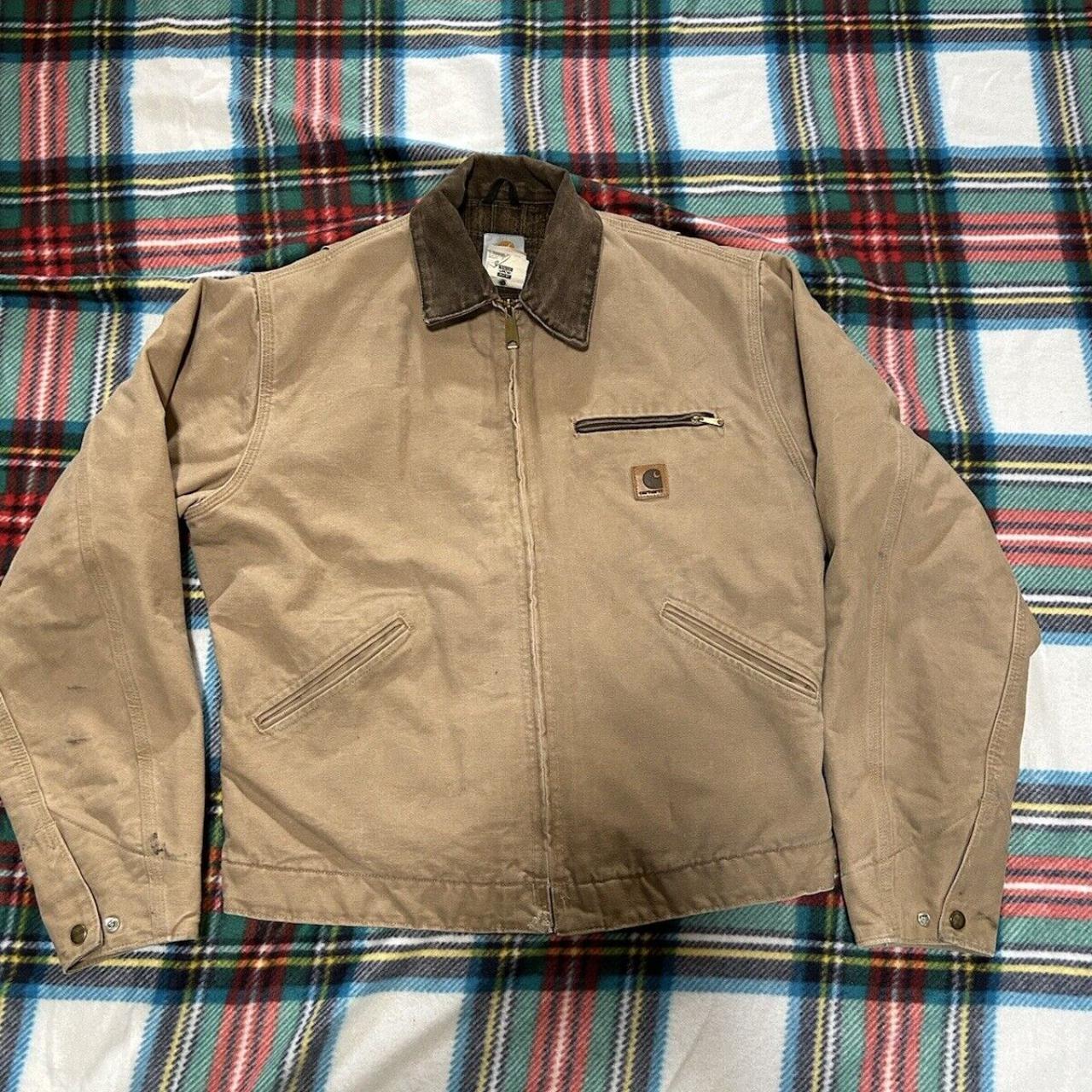 Carhartt Men's Tan Jacket - Depop
