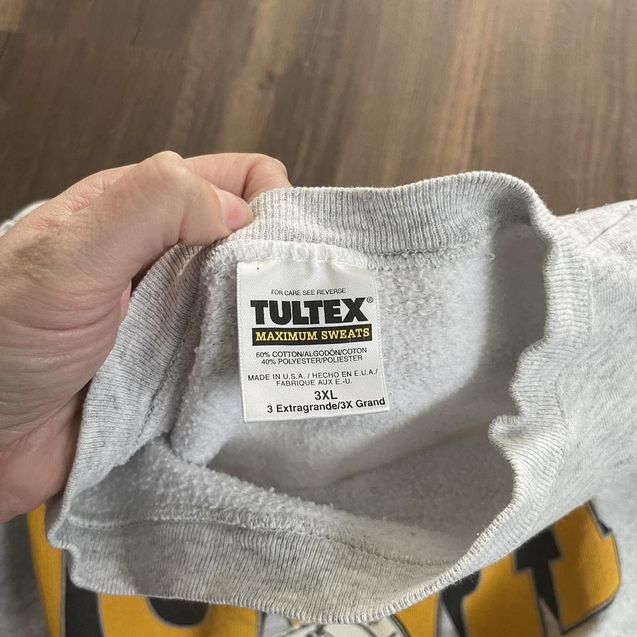 Tultex Men's Grey Sweatshirt | Depop