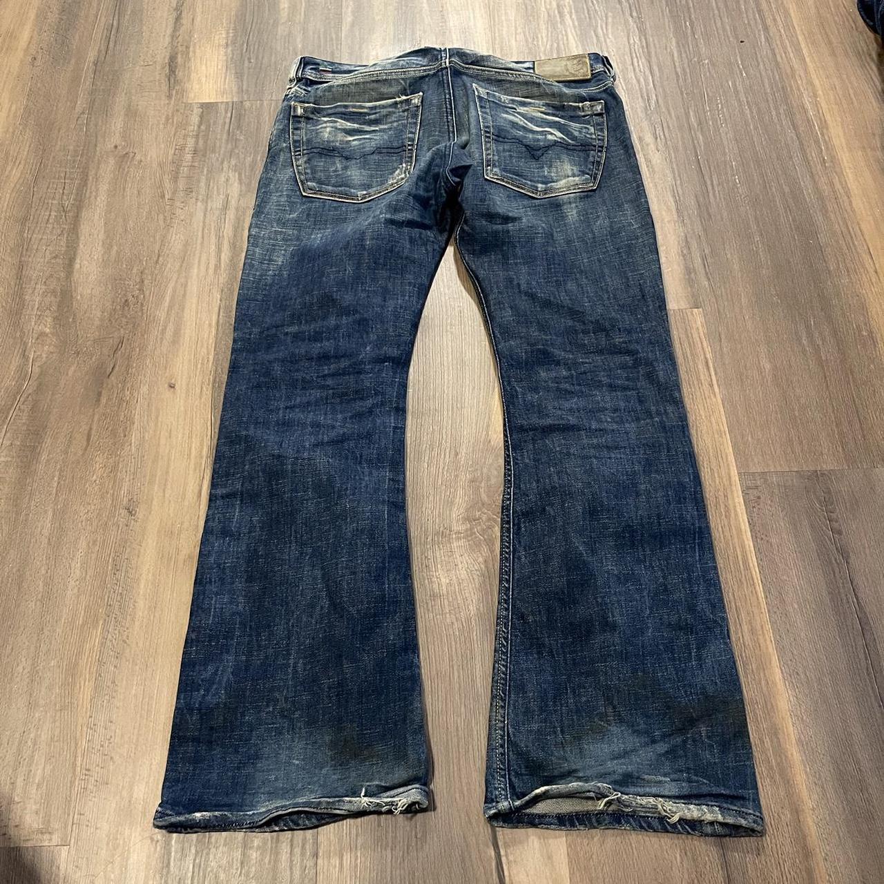 Diesel Zathan jeans Normal wear around the cuffs -... - Depop