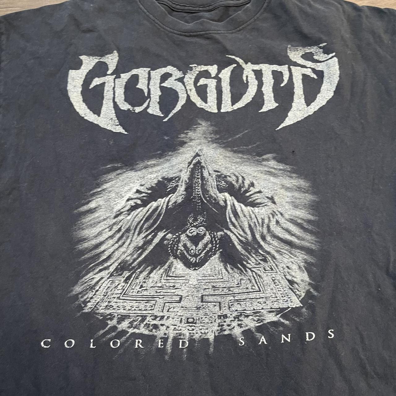 Faded black Gorguts band tee shirt Great condition... | Depop