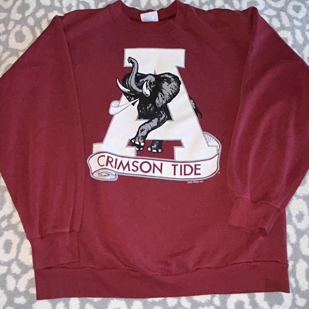Vintage university of Alabama crewneck crimson tide... - Depop