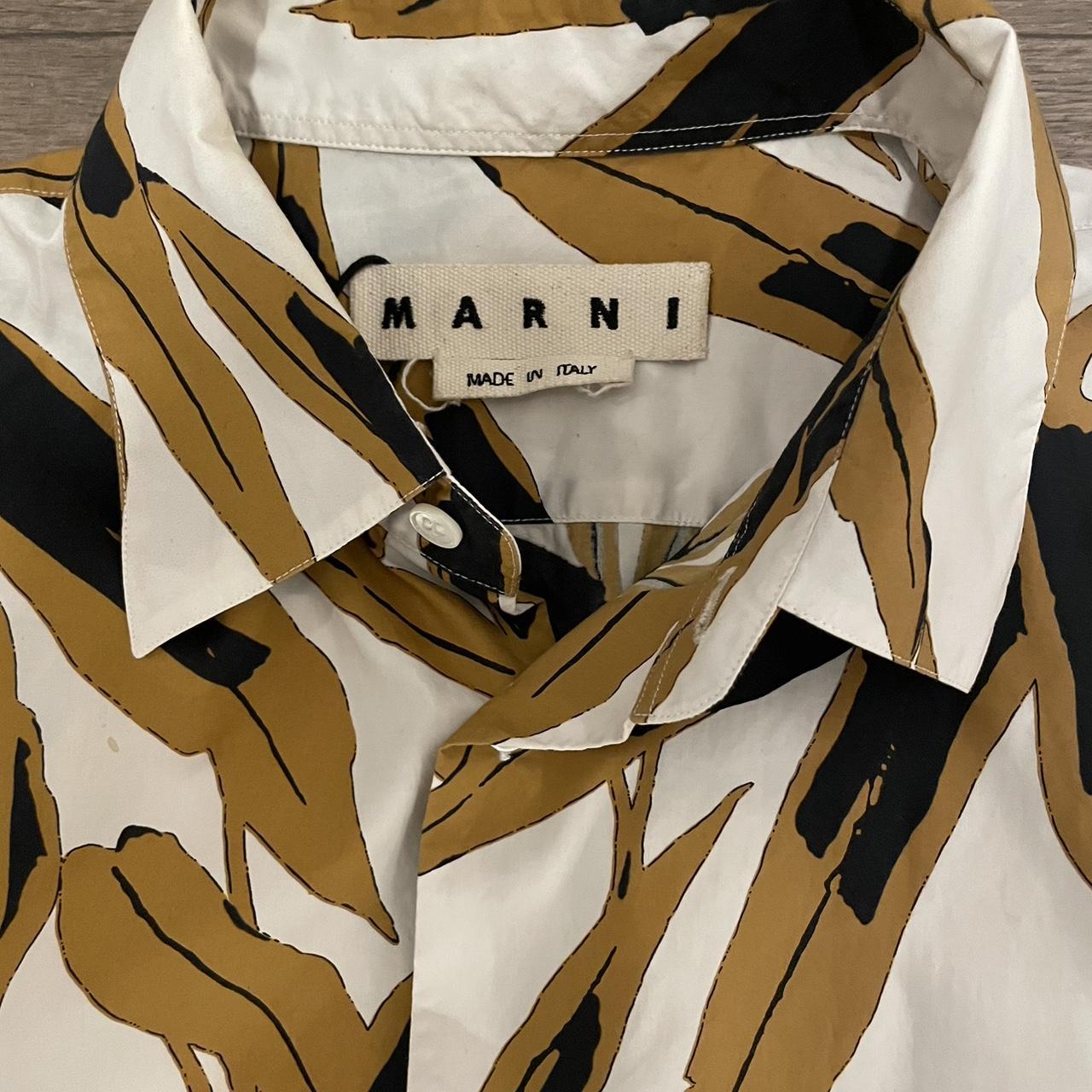 Marni Men's White Shirt | Depop