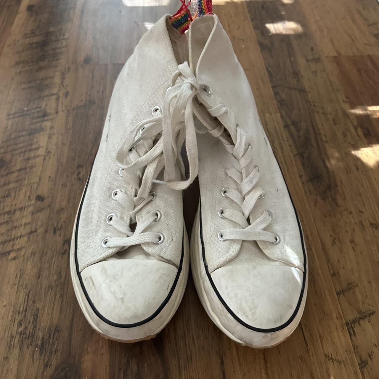 Gently used platform high top Converse ⭐️ ~ size: 10... - Depop