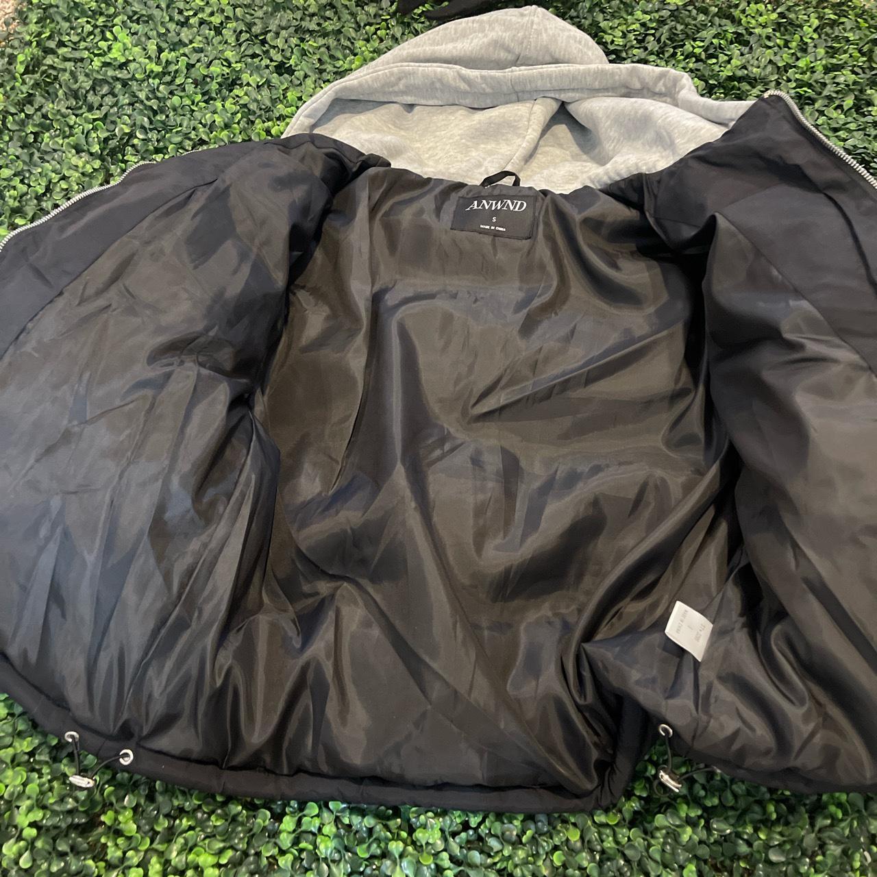 Puffer Jacket with hoodie Size:S Has an oversized... - Depop