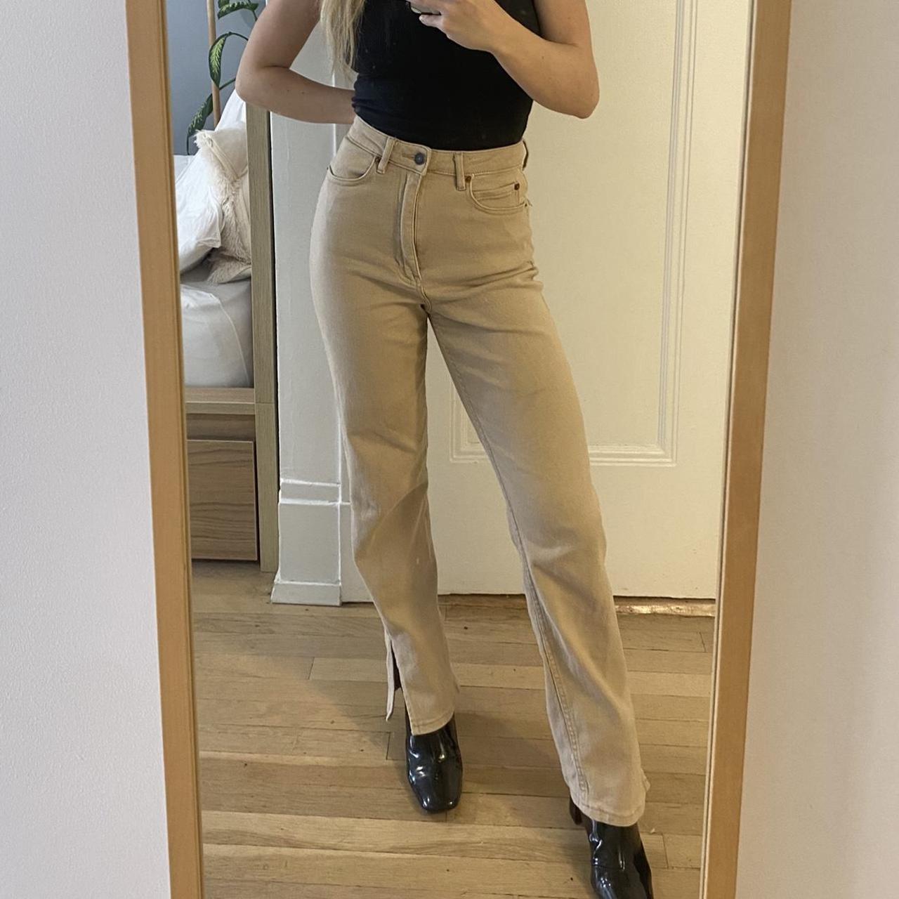 Straight Leg high waisted Motel Rocks jeans with... - Depop