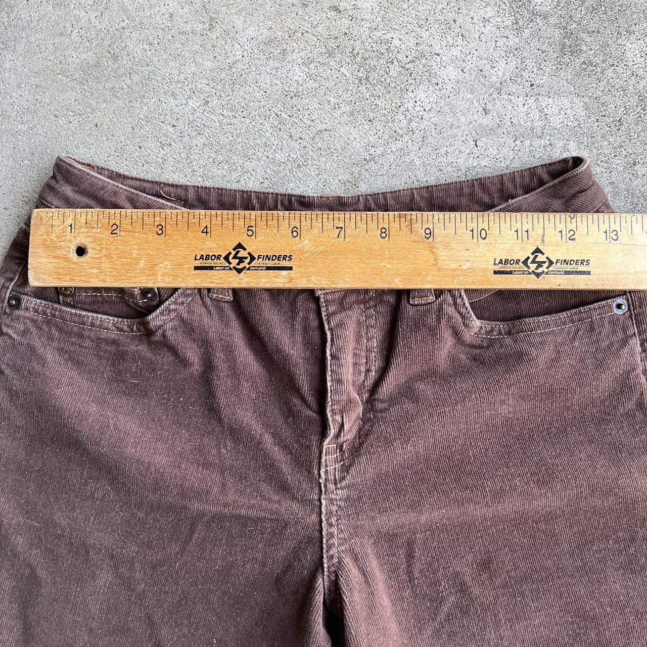 Vintage Limited Too Brown y2k Corduroy Pants. Low... - Depop
