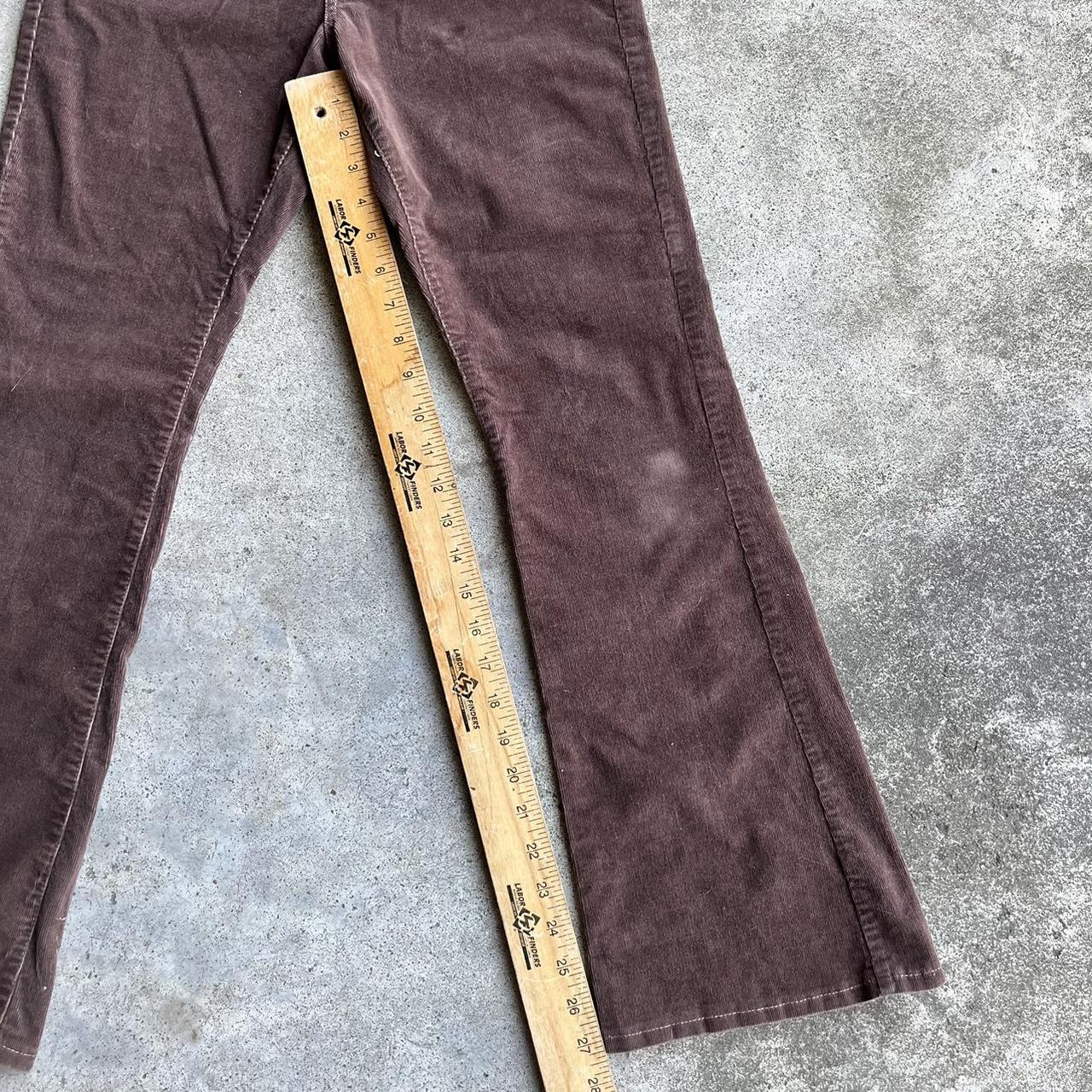 Vintage Limited Too Brown y2k Corduroy Pants. Low... - Depop