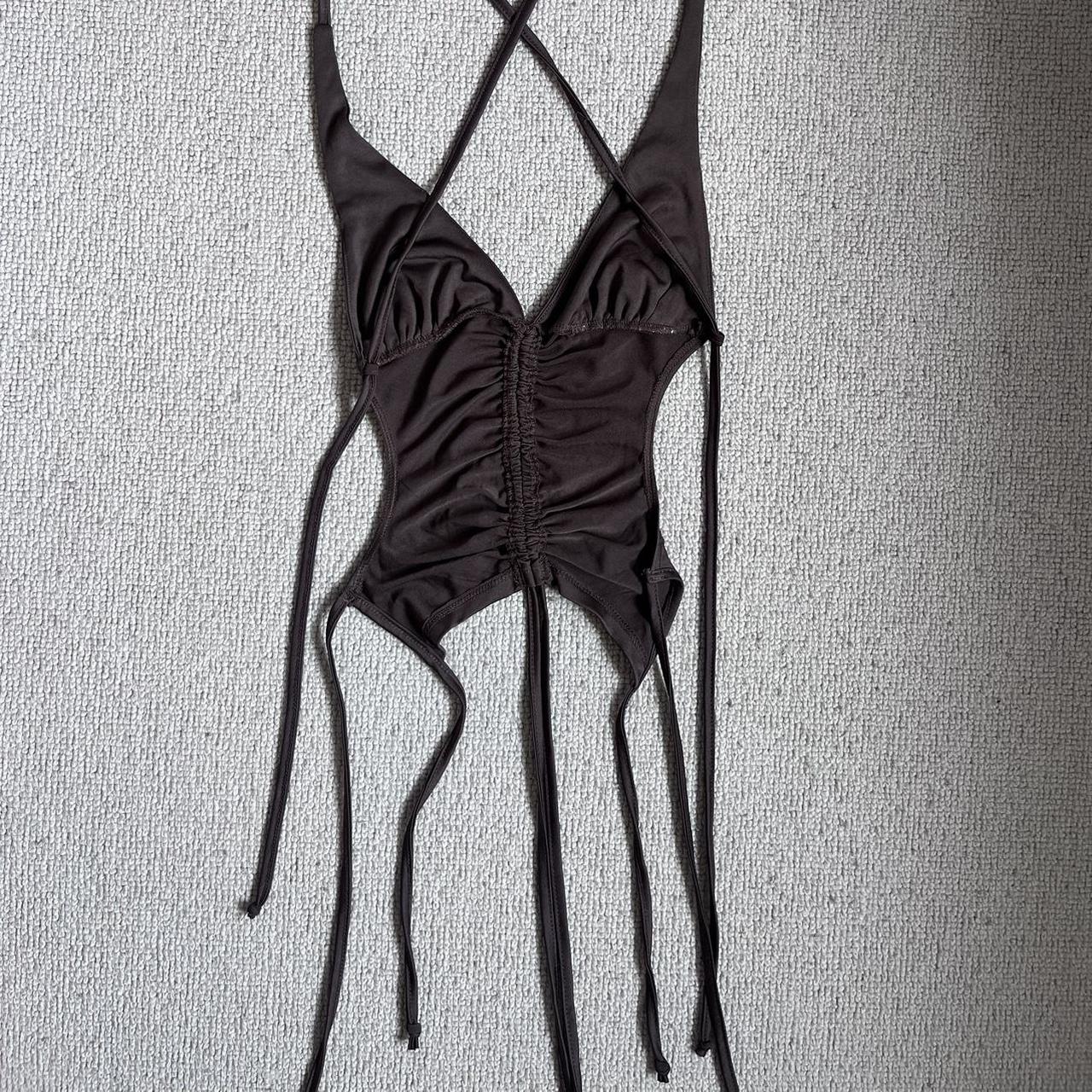 Jaded London Brown willow butterfly top without... - Depop