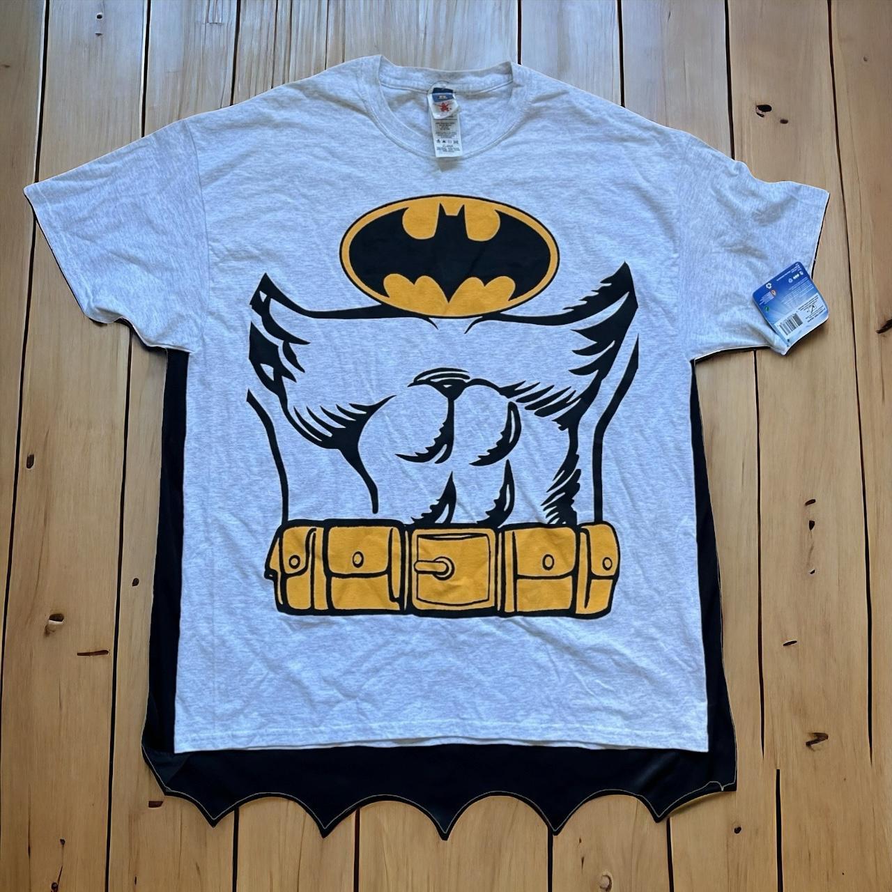 Y2K Batman w Detachable Cape Shirt Costume - great... - Depop