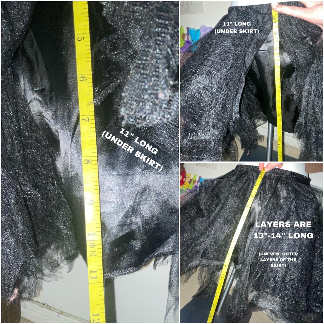 REPOP; Black, fluffy, poofy, gothic/emo, mini tutu... - Depop