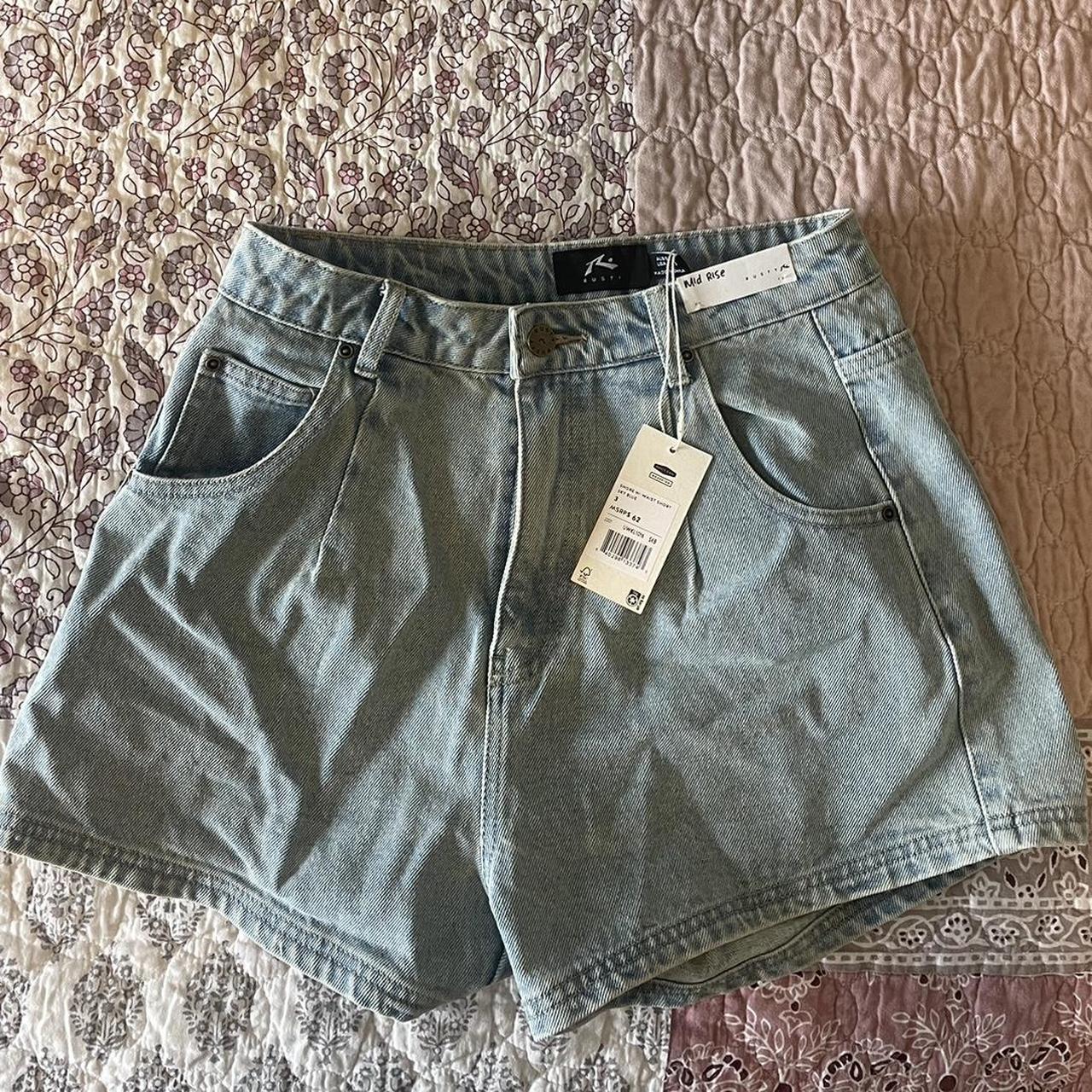 Rusty Women's Blue Shorts | Depop