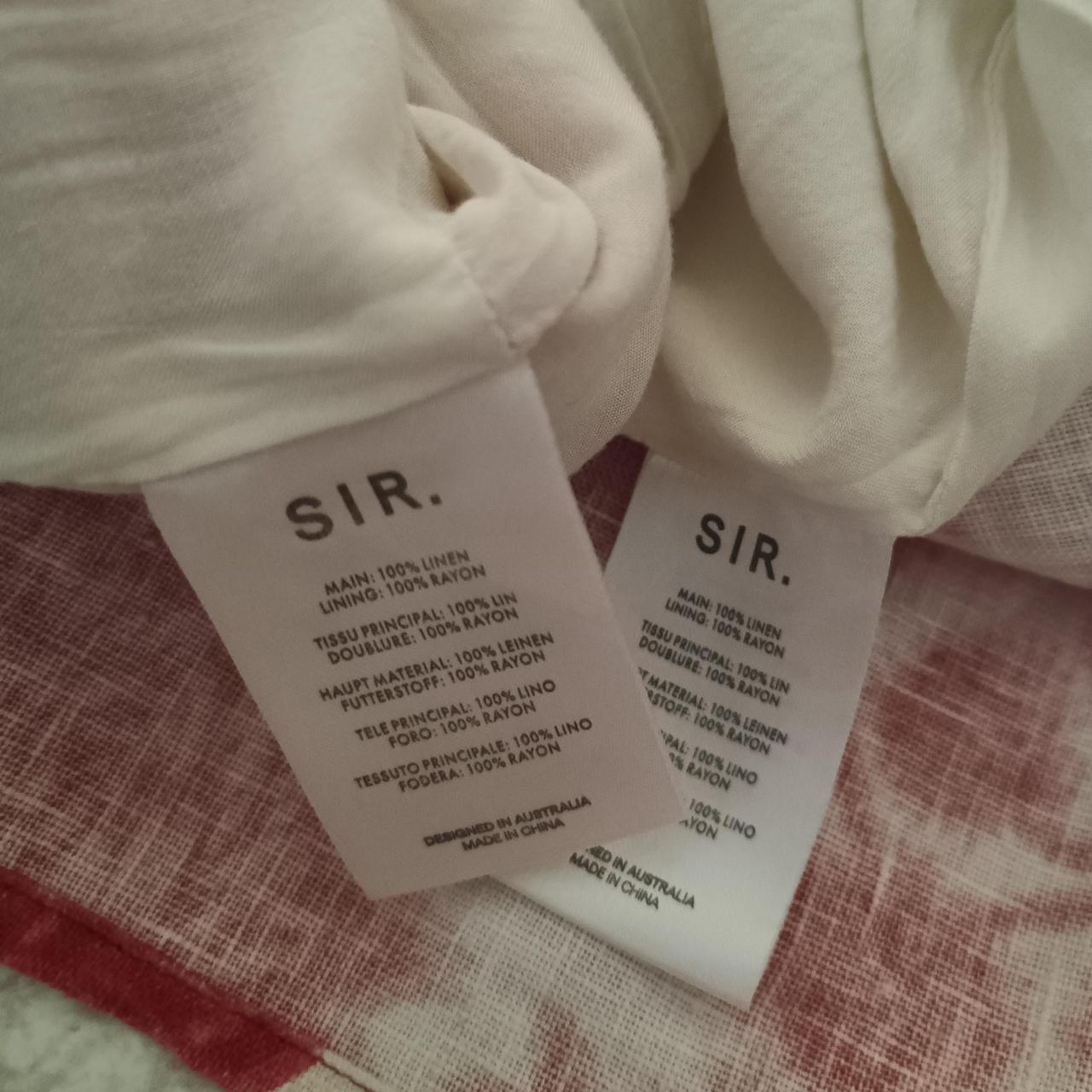 Sir The Label Rare Red Cinta Set Skirt is a size... - Depop