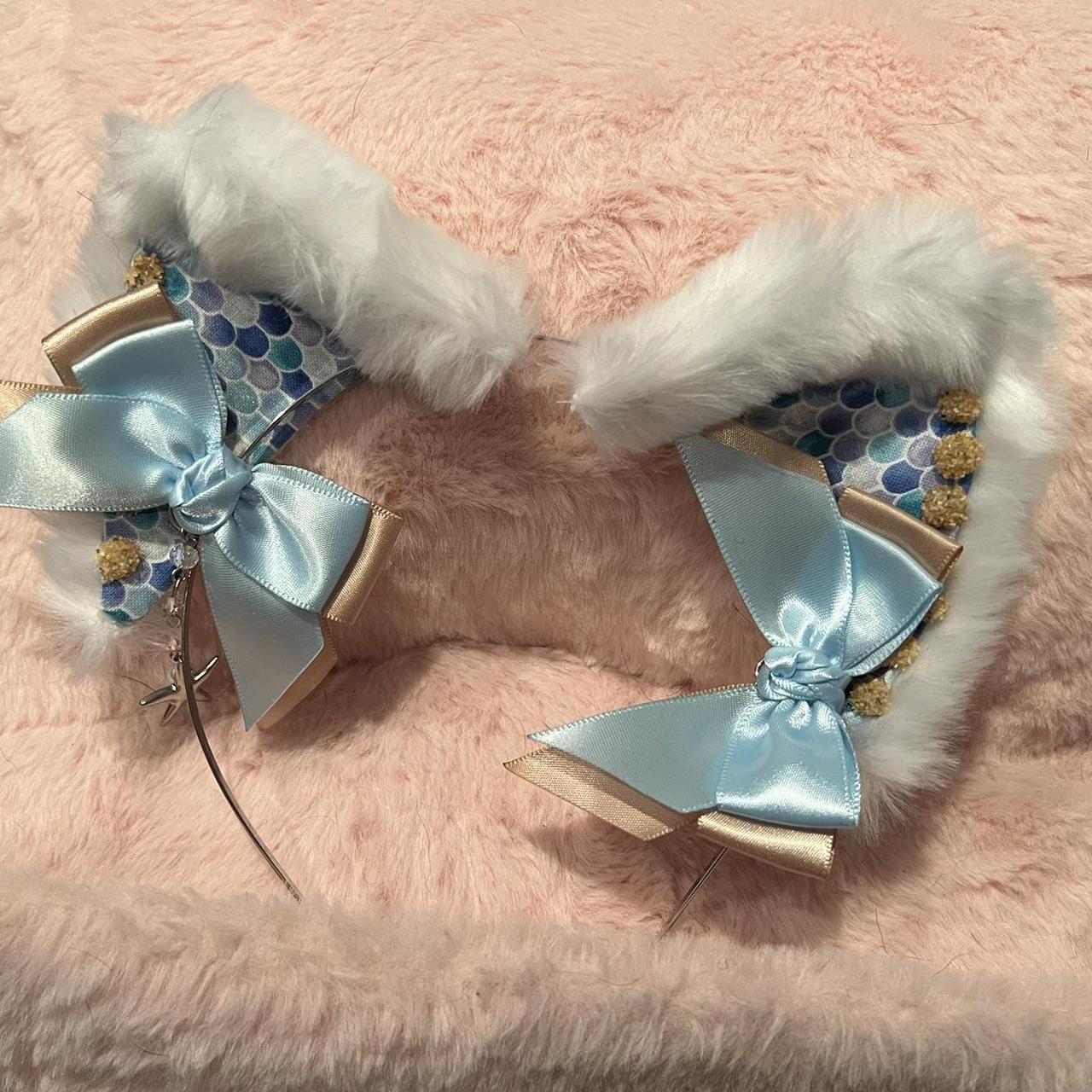 Women's Blue and White Accessory | Depop