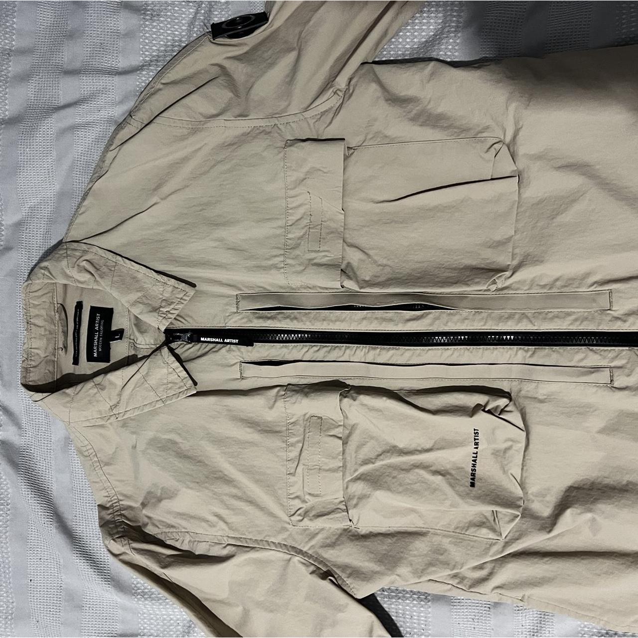 Marshall Artist Beige Cargo Jacket/Overlay. Bought... - Depop