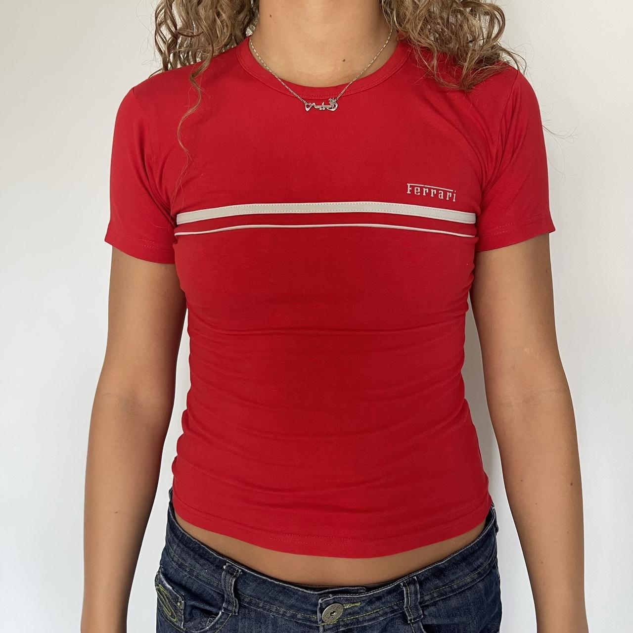 The coolest red original Ferrari top Such a... - Depop