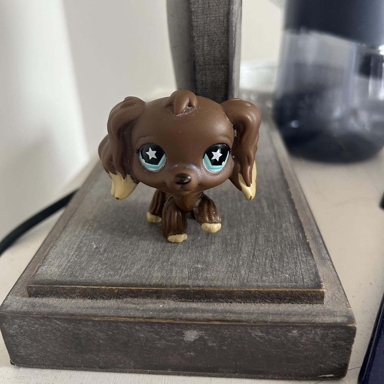 LPS #960 RARE authentic Brown Star Eyed Dog Selling... - Depop