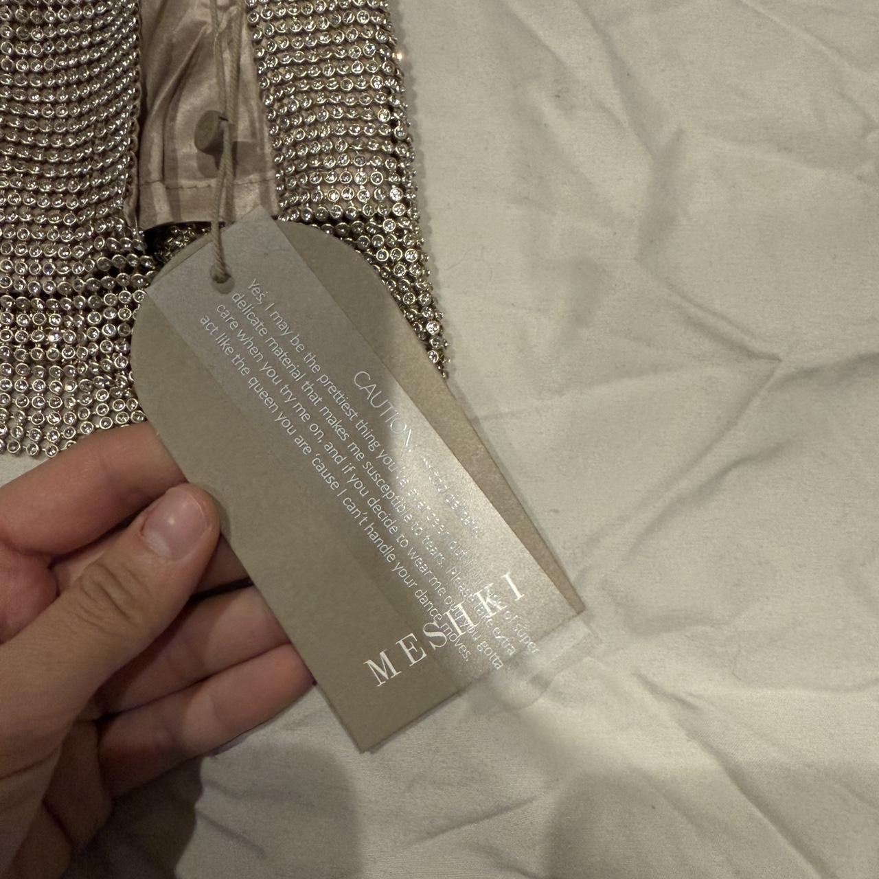 Marlena Meshki gold mini skirt. Sparkles! third... | Depop