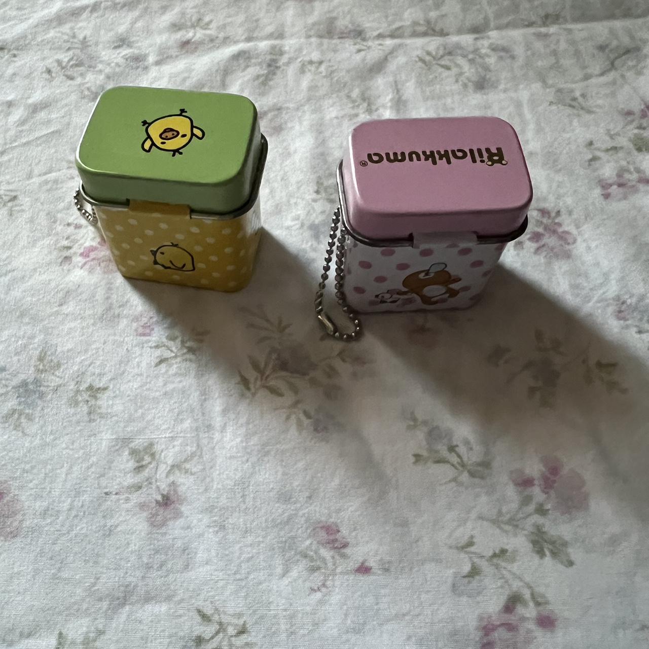 Rilakkuma little tin keychains bundle Comes with both - Depop
