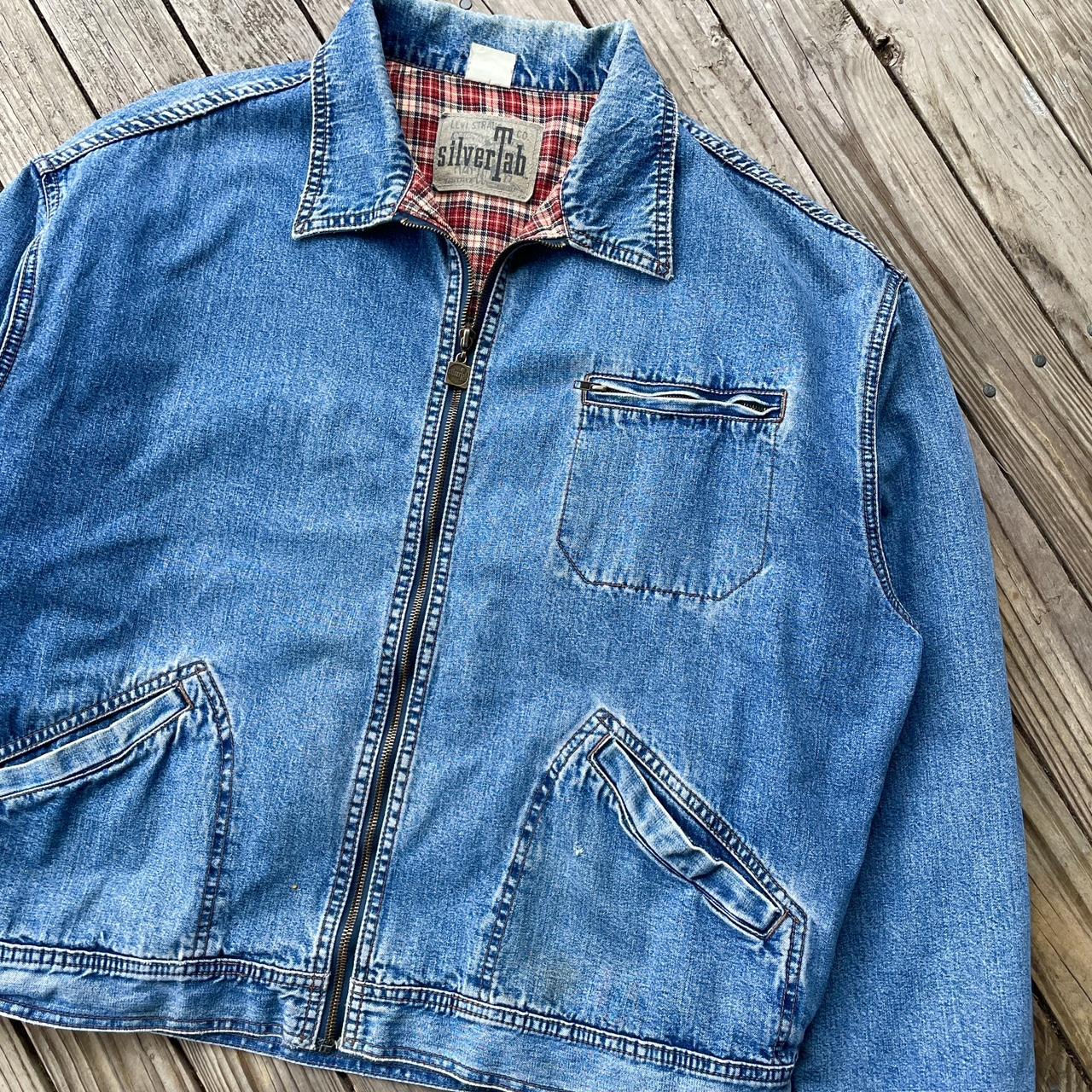 Rare Vintage Levi’s SilverTab Denim Jean Jacket Men... - Depop