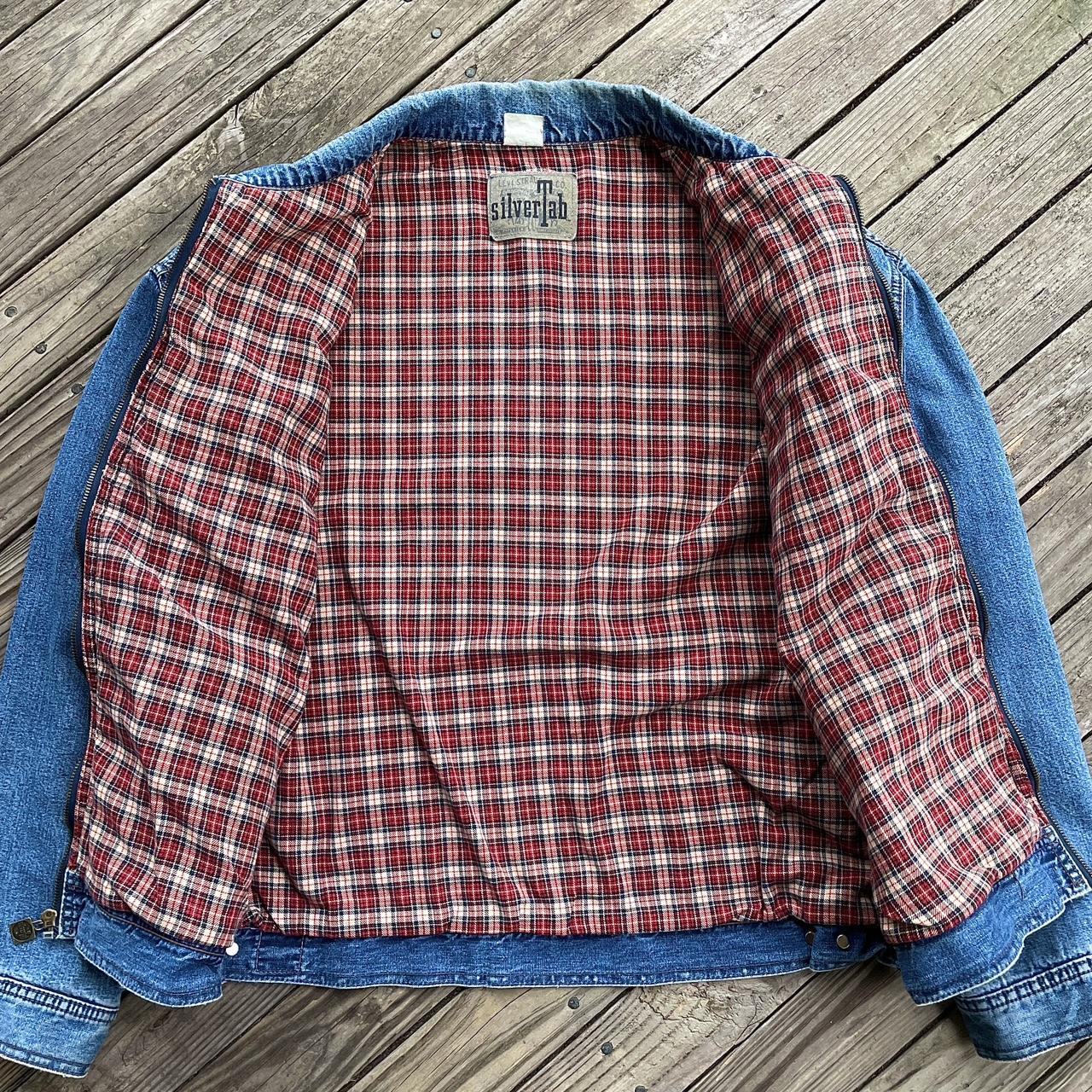 Rare Vintage Levi’s SilverTab Denim Jean Jacket Men... - Depop