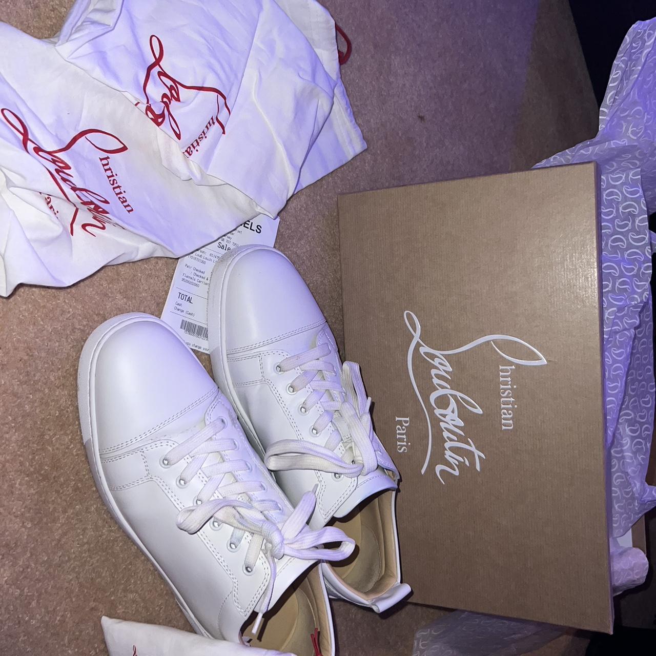 🟥Christian louboutin red bottoms 🟥 Male shoe/trainer... - Depop