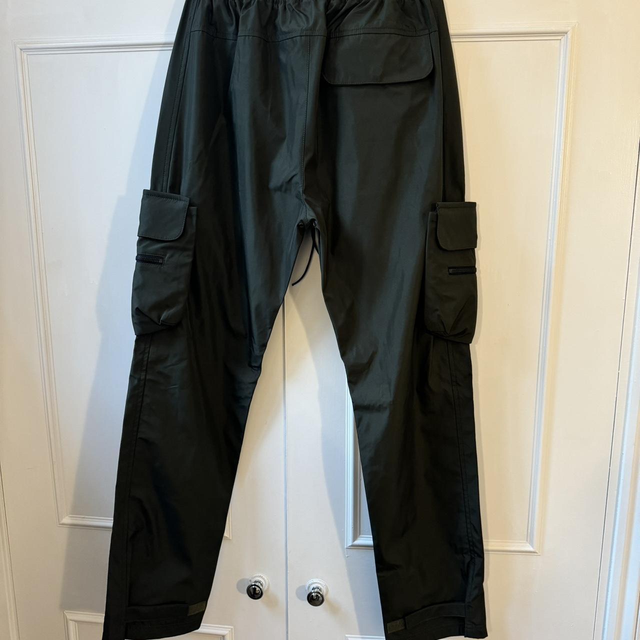 Represent Nylon Cargos with detachable pockets Size... - Depop