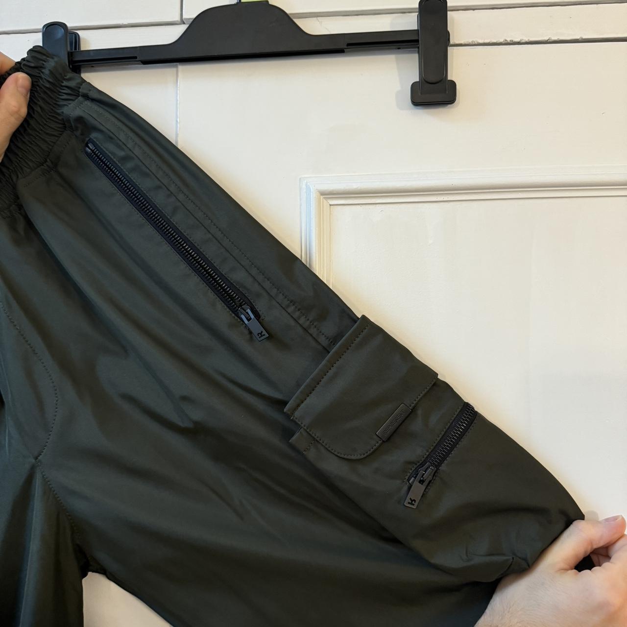 Represent Nylon Cargos with detachable pockets Size... - Depop