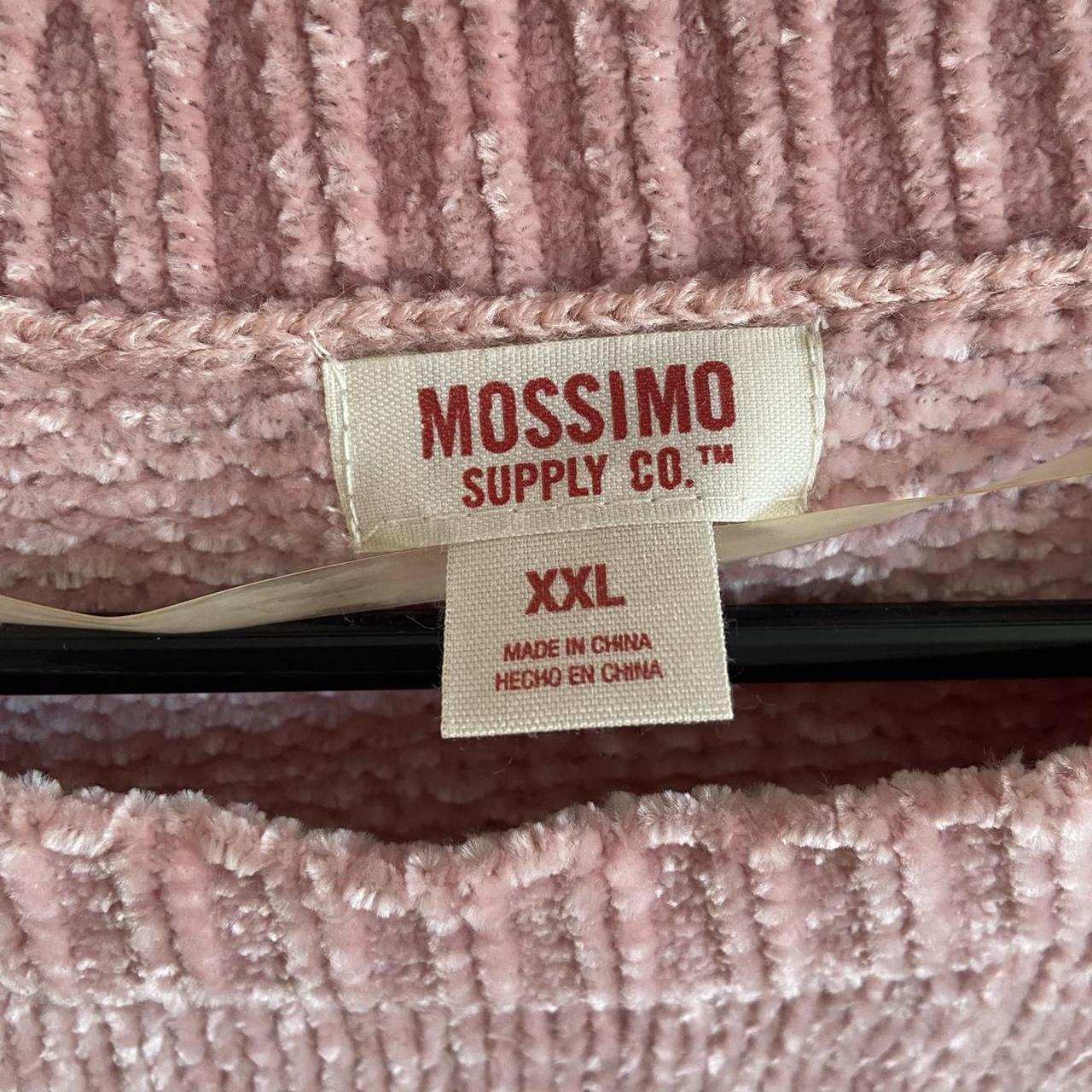 Mossimo Supply Co. Pink Chenille Sweater XXL -... - Depop