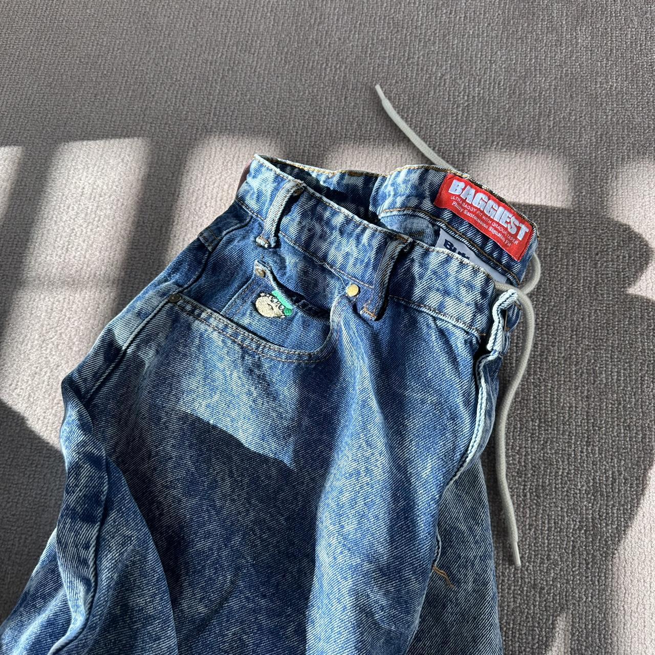 Butter goods baggiest jeans size 32 worn a few times - Depop