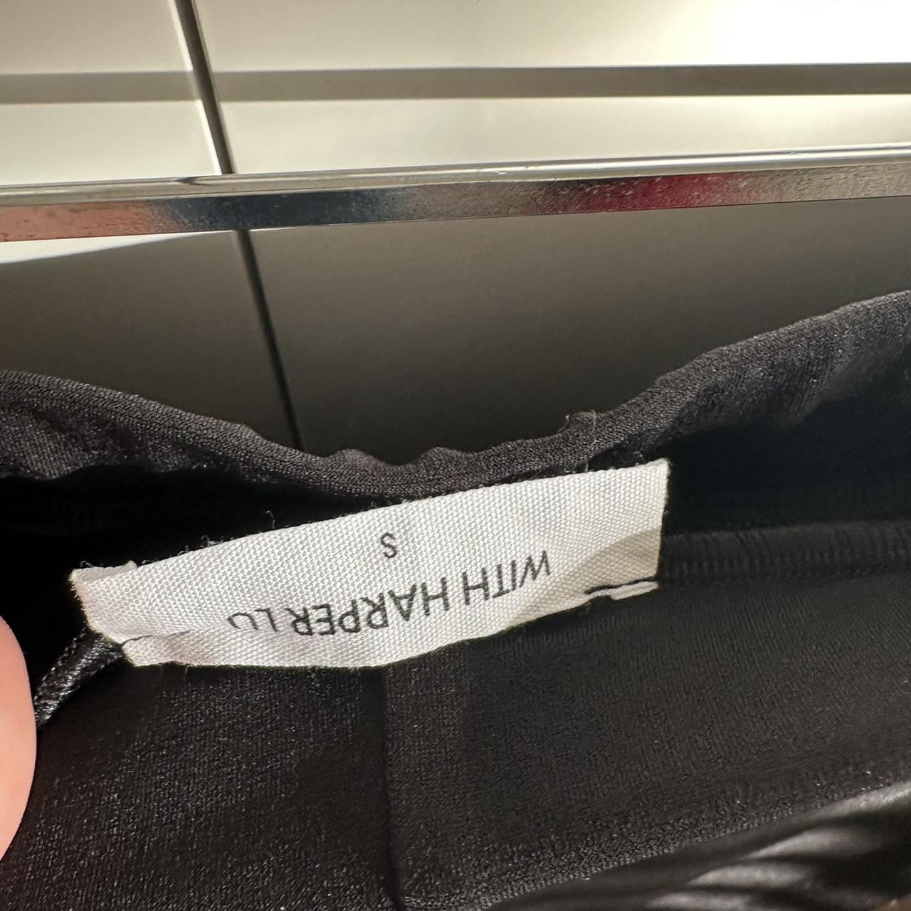 With Harper Lu midi asymmetrical skirt size small... - Depop