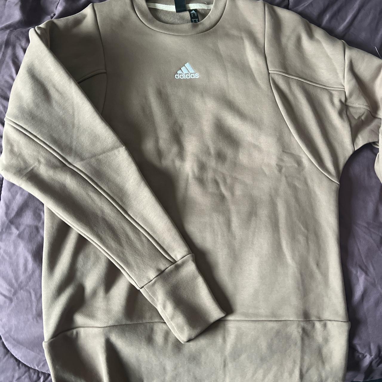 Adidas Men's Brown Jumper | Depop