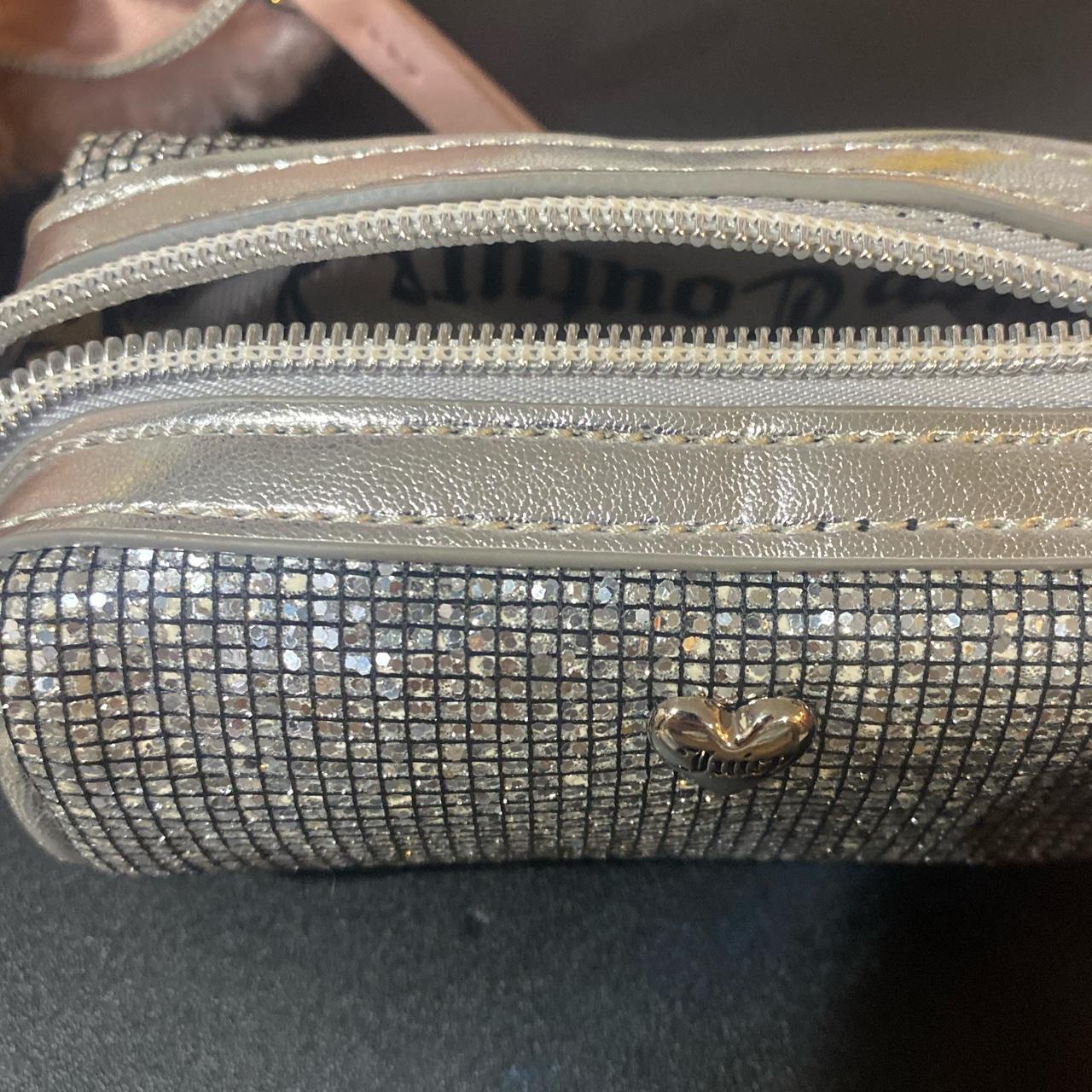 Light pink fluffy juicy couture shoulder bag with... - Depop